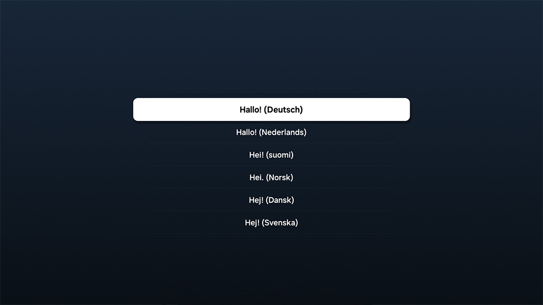 Samsung TV-Simulator