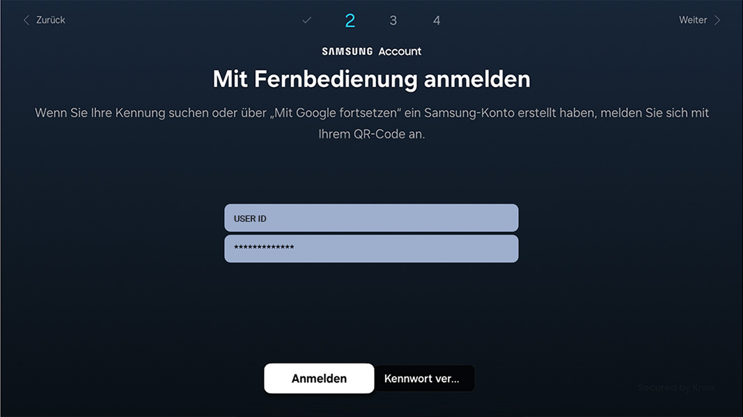Samsung TV-Simulator