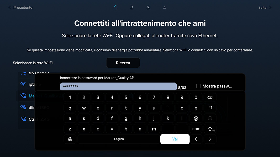 Simulatore TV Samsung